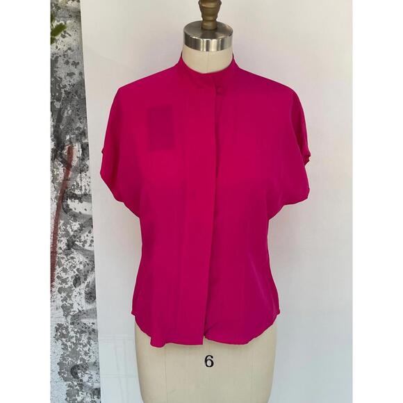 Tops | V 199s Ss Silk Shirt X Michelle Stuart | Poshmark